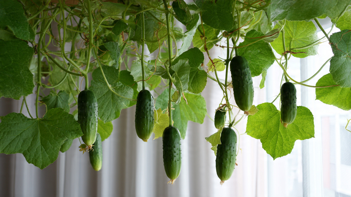 Easy Hack to Grow Cucumber Vertically Using Minimal Space and Maximum ...